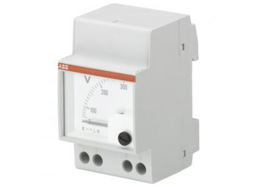 ABB Voltmeter analog Direktmessung 0-300VAC VLM 1-300