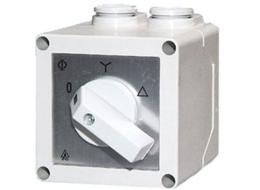 Kraus & Naimer Stern-Dreieckschalter 25A 7,5kW AP-Gehäuse